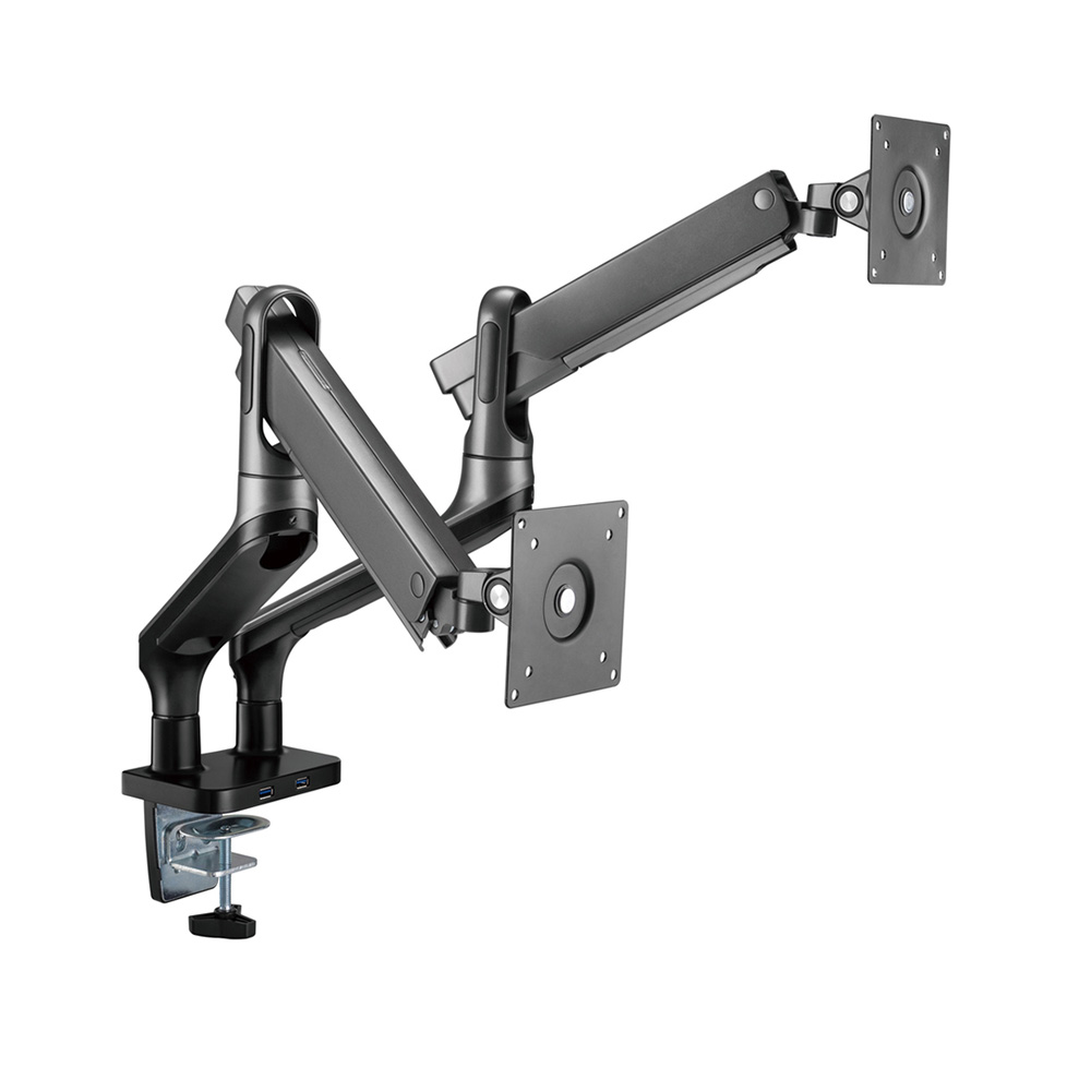 แขนจับจอมอนิเตอร์ Liv Dual Extra Monitor Arm Space Grey พร้อมดีไซน์ ...