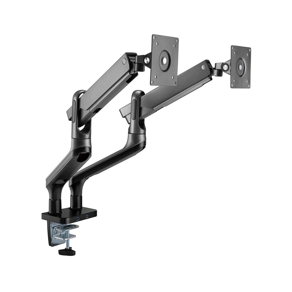 แขนจับจอมอนิเตอร์ Liv Dual Extra Monitor Arm Space Grey พร้อมดีไซน์ ...