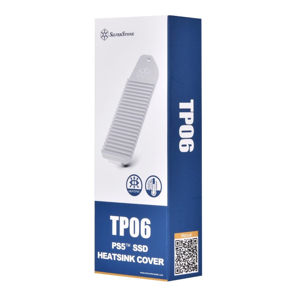 ฮีตซิงค์ SILVERSTONE TP06 PS5 M.2 SSD Heatsink Cover