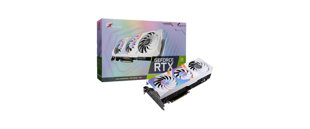 การ์ดจอ COLORFUL VGA iGame RTX 3060 Ti Ultra W OC G6X V2-V 8GB GDDR6X ...