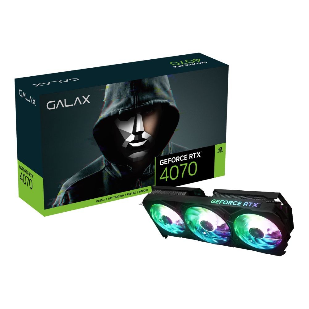 การ์ดจอ GALAX VGA GeForce RTX 4070 EX Gamer 12GB GDDR6X 192-bit