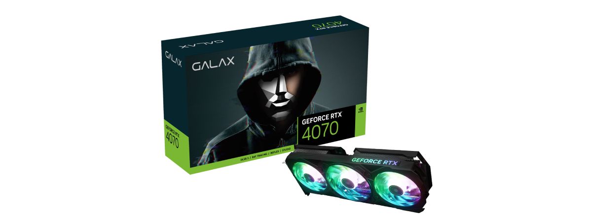 การ์ดจอ GALAX VGA GeForce RTX 4070 EX Gamer 12GB GDDR6X 192-bit