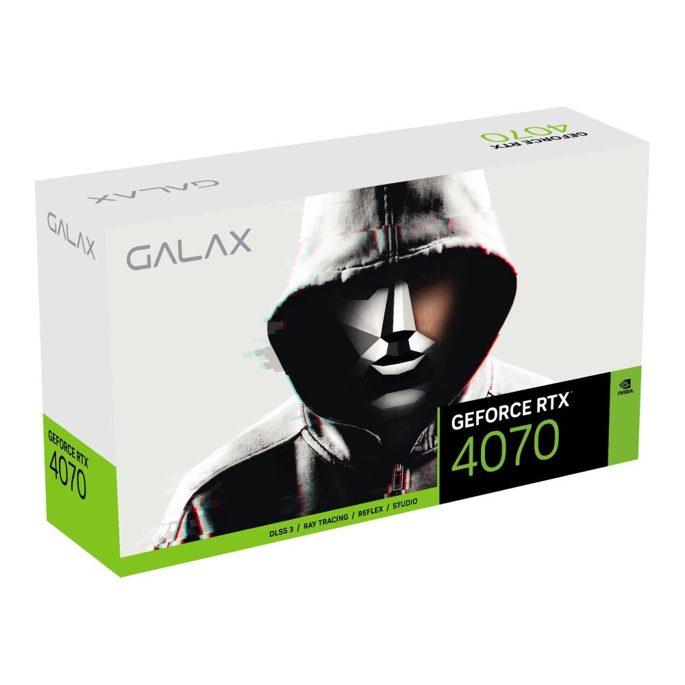 การ์ดจอ GALAX VGA GeForce RTX 4070 EX Gamer White 12GB GDDR6X 192-bit