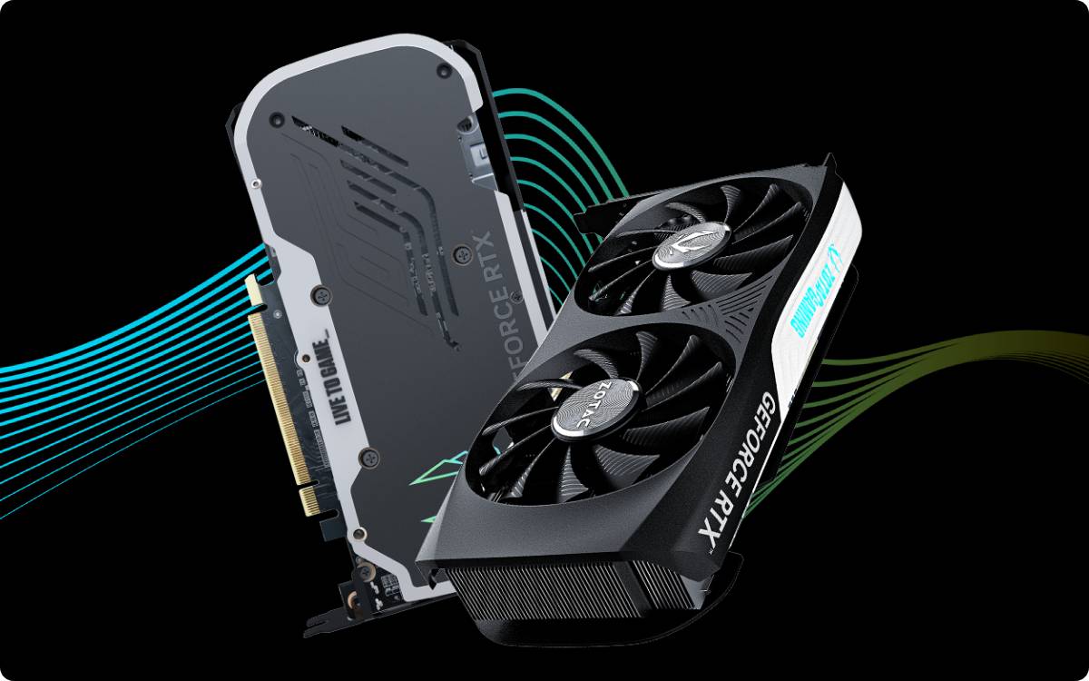 การ์ดจอ ZOTAC GAMING VGA GeForce RTX 4070 Twin Edge OC 12GB GDDR6X 192-bit