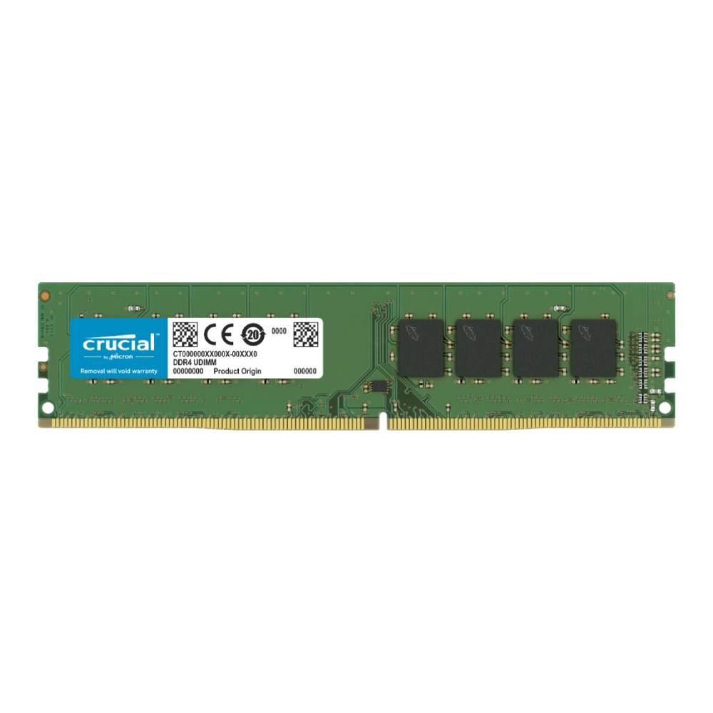 แรมพีซ๊ Crucial Ram PC DDR4 16GB/3200MHz.CL22 (16GBx1)