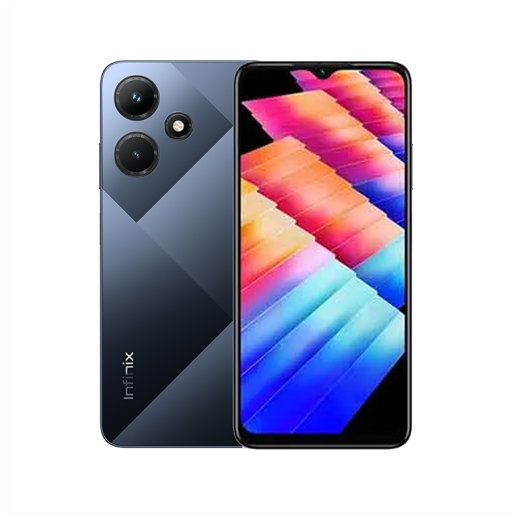 สมาร์ทโฟน Infinix Hot 30i (8+128) Mirror Black เพลิดเพลินไปกับสัมผัสลื่นไหลไม่มีสะดุด