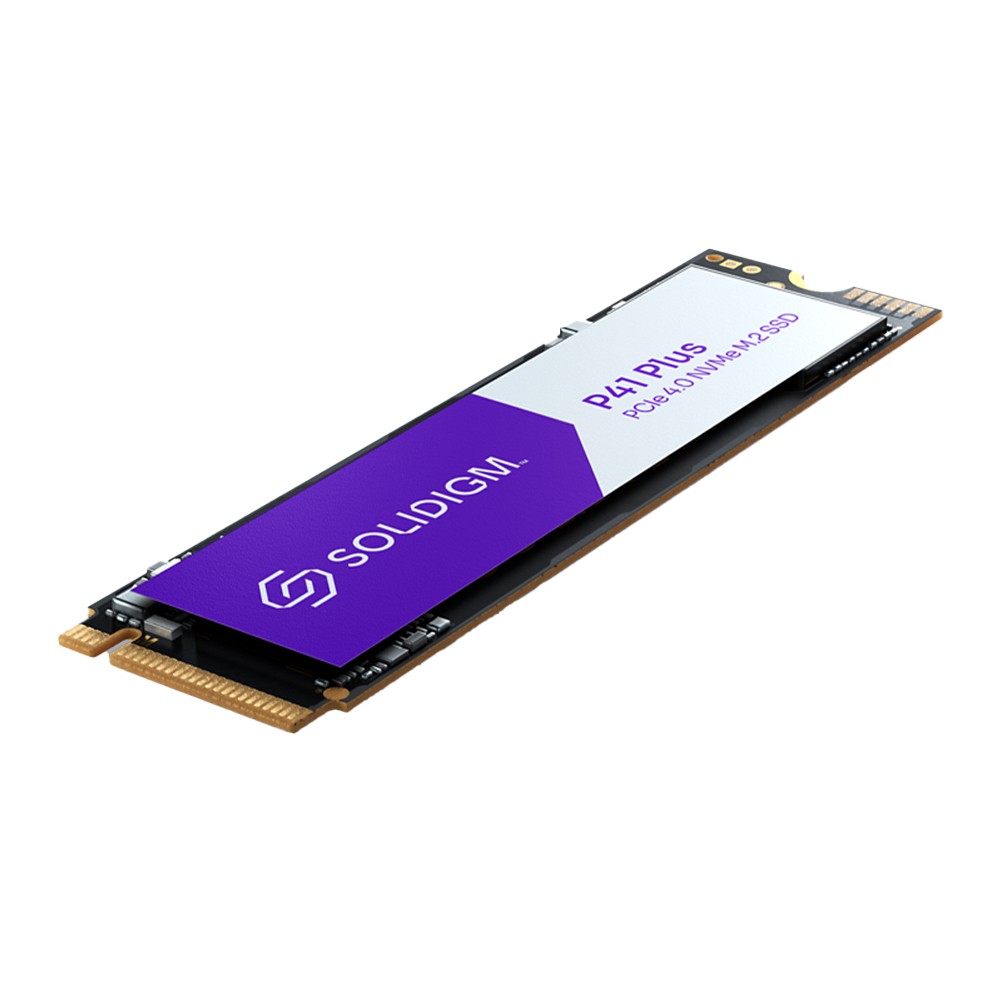 การ์ดเอสเอสดี Solidigm SSD P41 Plus 2TB M.2 PCIe/NVMe R4125MB/s W3325MB/s - 5 Year