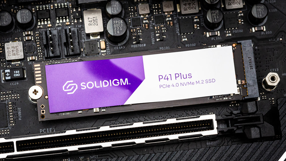 การ์ดเอสเอสดี Solidigm SSD P41 Plus 1TB M.2 PCIe/NVMe R4125MB/s W2950MB/s - 5 Year