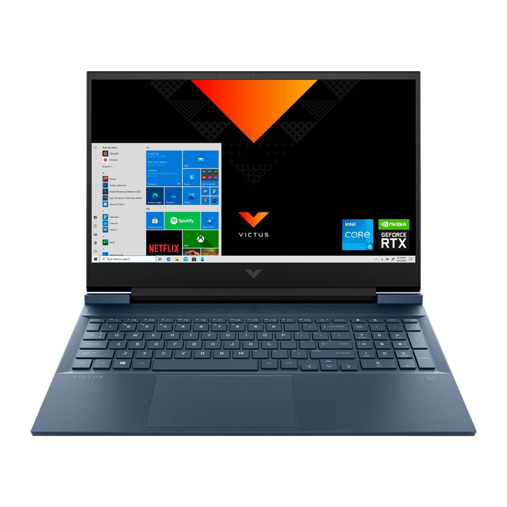 โน๊ตบุ๊คเกมมิ่ง รูปทรงเรียบหรู HP VICTUS 16-d1213TX Blue