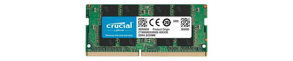 แรมโน้ตบุ๊ค Crucial Ram Notebook DDR4 32GB/3200MHz.CL22 (32GBx1)