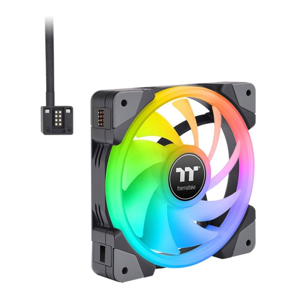 พัดลมคอม Thermaltake Fan Swafan EX12 RGB Blades (3xFan Pack) Controller ...