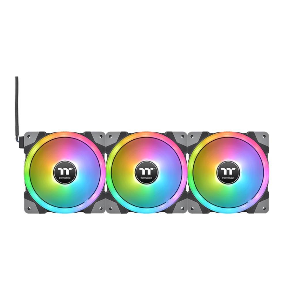 พัดลมคอม Thermaltake Fan Swafan EX12 RGB Blades (3xFan Pack) Controller ...