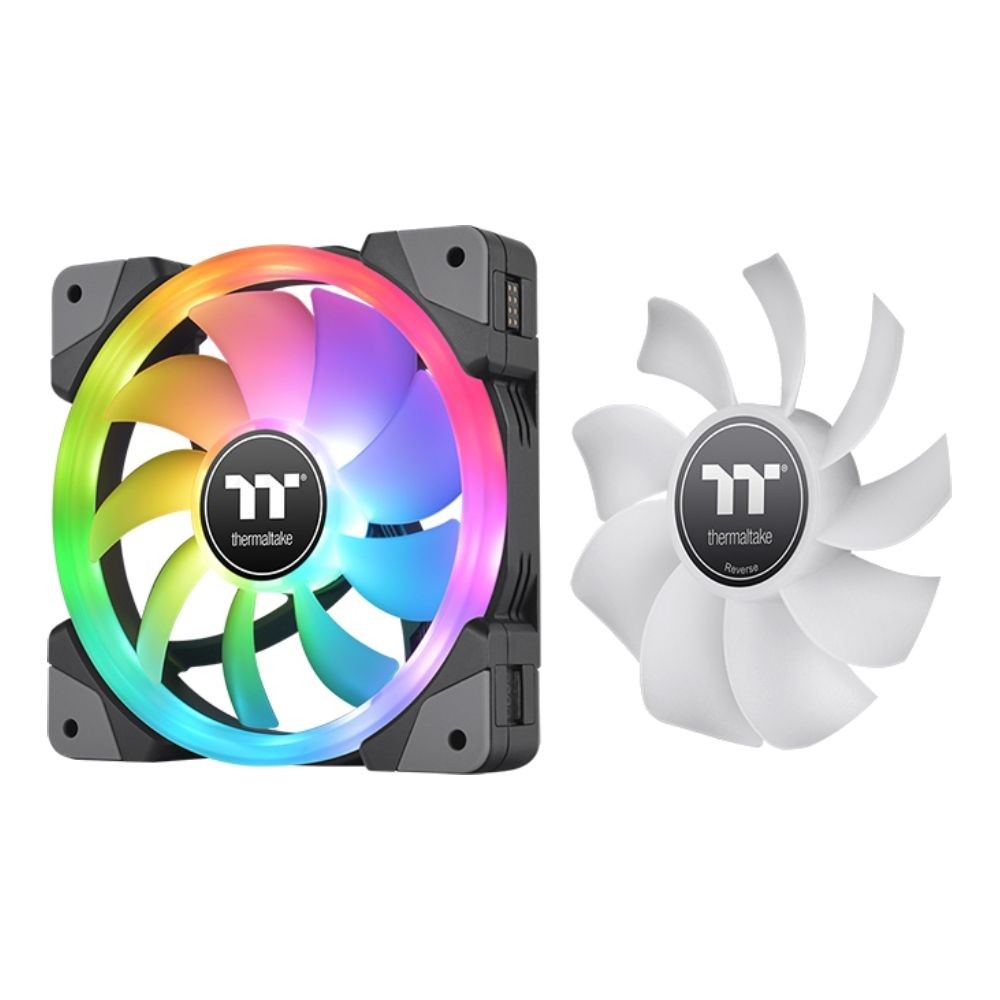 พัดลมคอม Thermaltake Fan Swafan EX12 RGB Blades (3xFan Pack) Controller ...