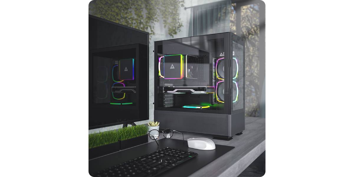 มอนเทค เคสคอมพิวเตอร์ SKY TWO สีดำ | Makro PRO