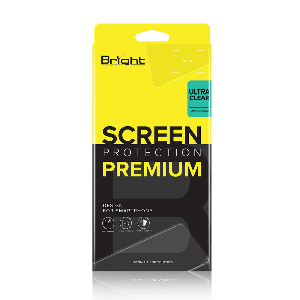 Bright ฟิล์ม Tempered Glass Samsung Galaxy A24 SM-A245F (F+B) Ultra Clear