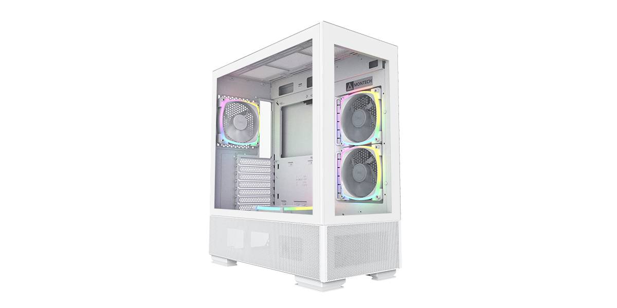 เคสคอมพิวเตอร์ Montech Computer Case SKY TWO White