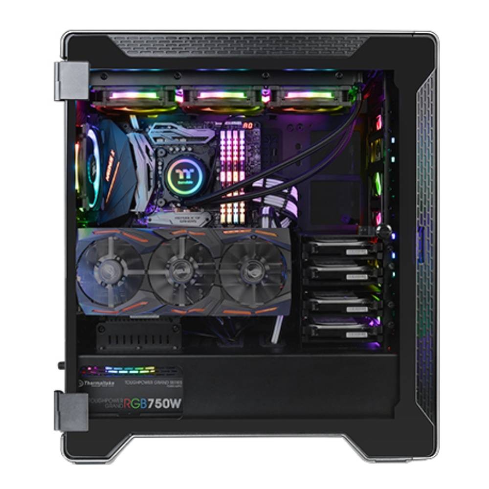 เคสคอมพิวเตอร์ Thermaltake A500 Aluminum Tempered Glass Edition Mid ...