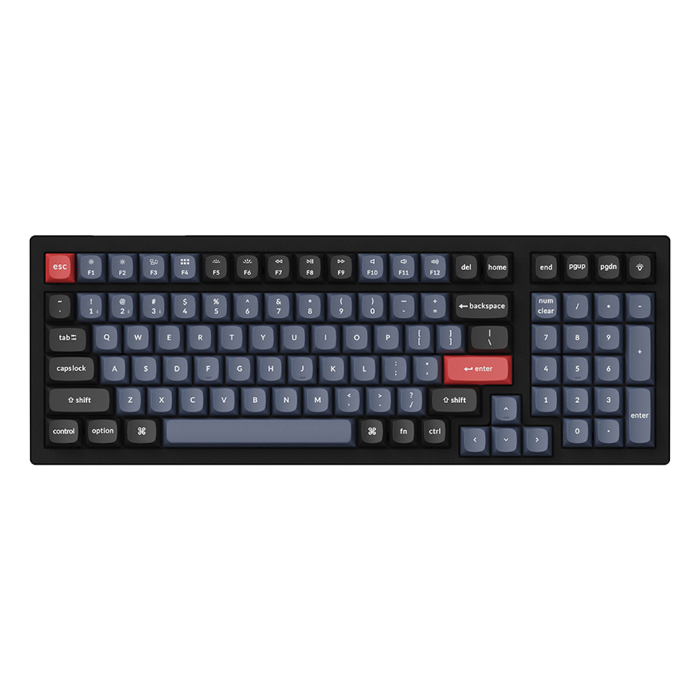คีย์บอร์ดเกมมิ่ง Keychron Gaming Keyboard K4 Pro Black frame-A (Hot ...