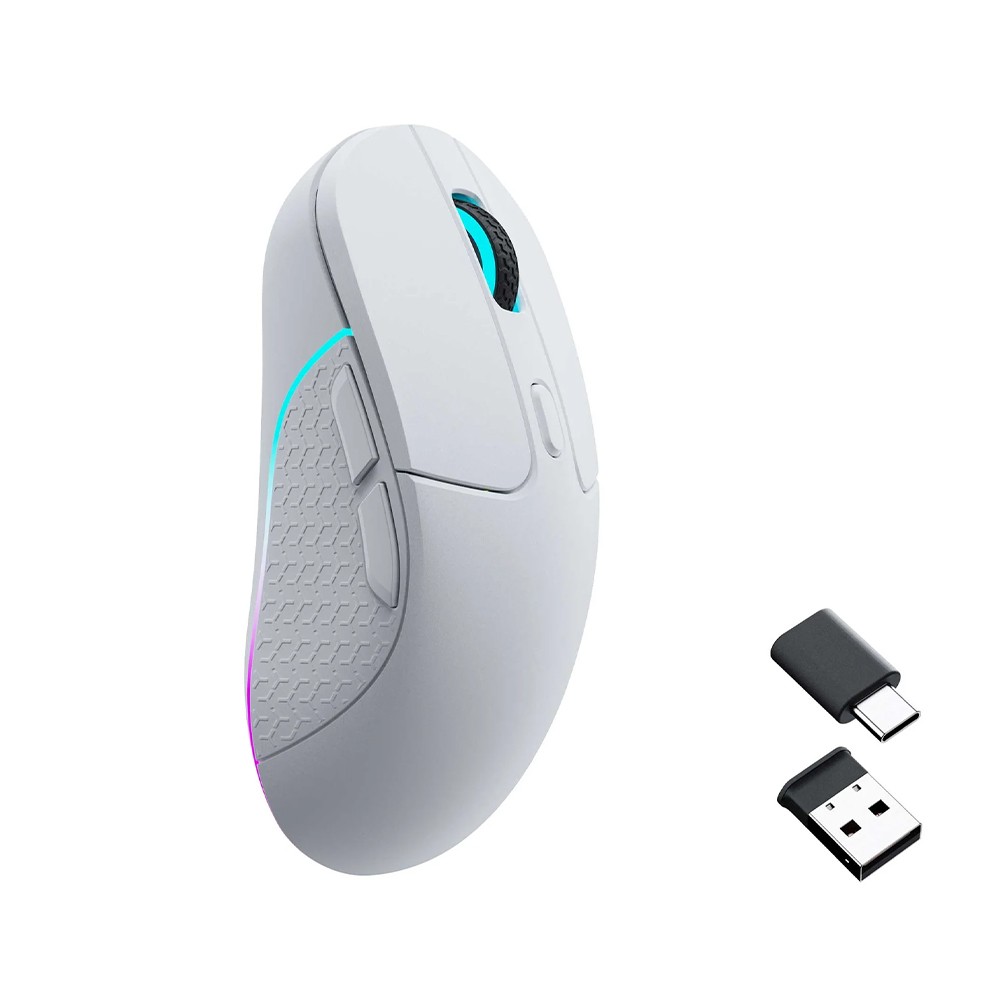 เมาส์เกมมิ่ง Keychron M3 Wireless สี White