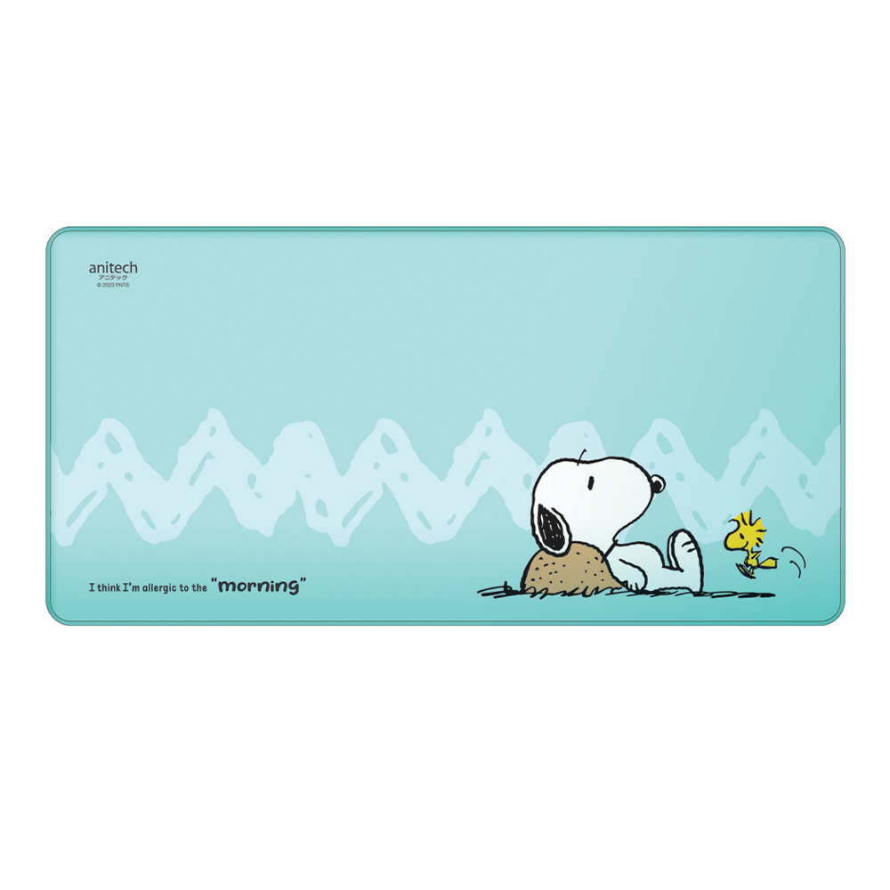แผ่นรองเมาส์ Anitech Desk mat Snoopy SNP-MP004 Blue