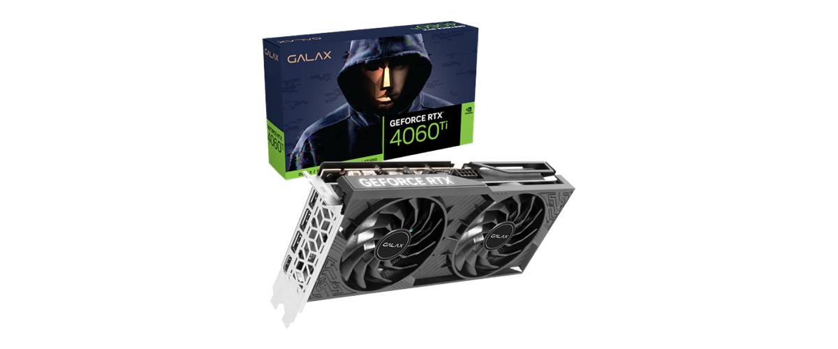 การ์ดจอ GALAX VGA GeForce RTX 4060 Ti 8GB 1-Click OC GDDR6 128-bit