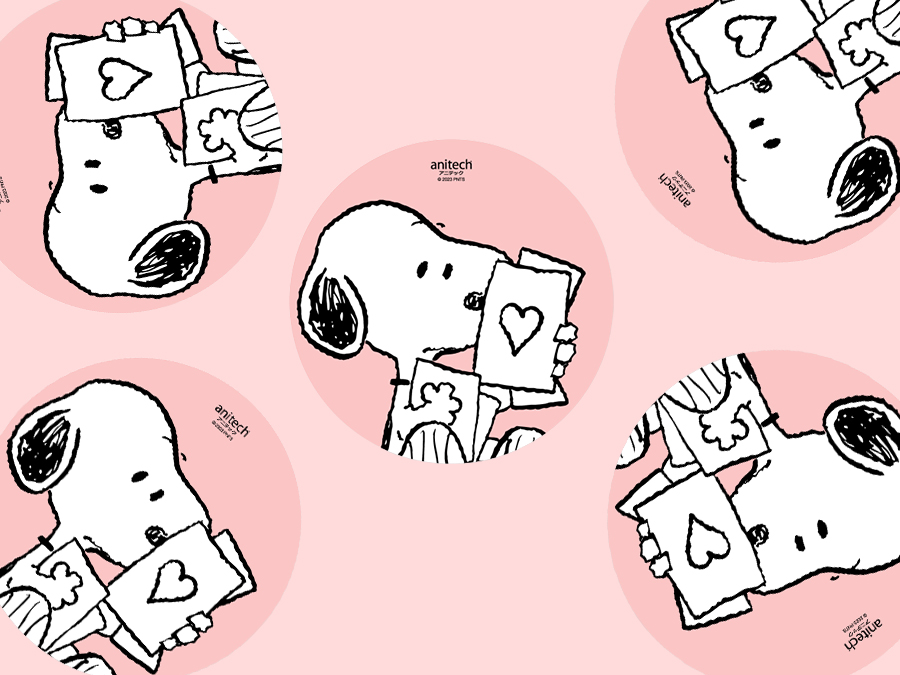 แผ่นรองเมาส์ Anitech x Peanuts Mouse Pad SNP-MP005 Pink
