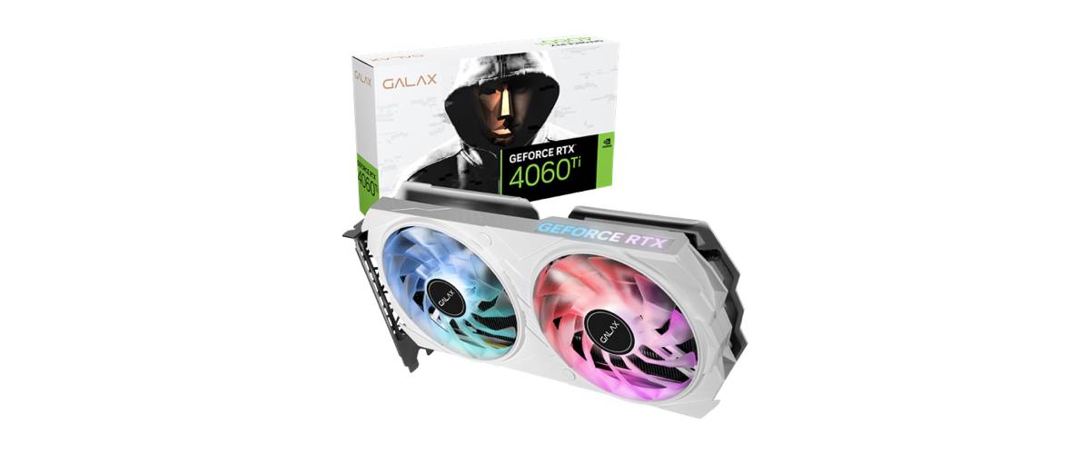 การ์ดจอ GALAX VGA GeForce RTX 4060 Ti 8GB EX White GDDR6 128-bit