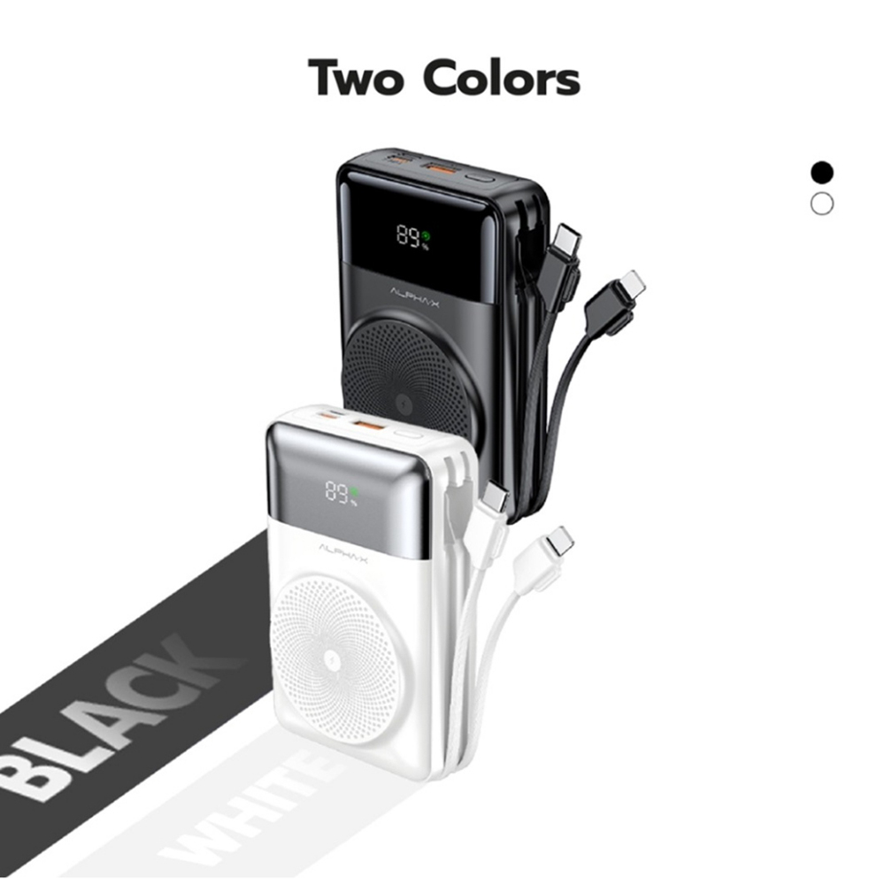 พาวเวอร์เเบงค์ ALPHA Power Bank 20000 mAh Wireless charging ALP-20WPD