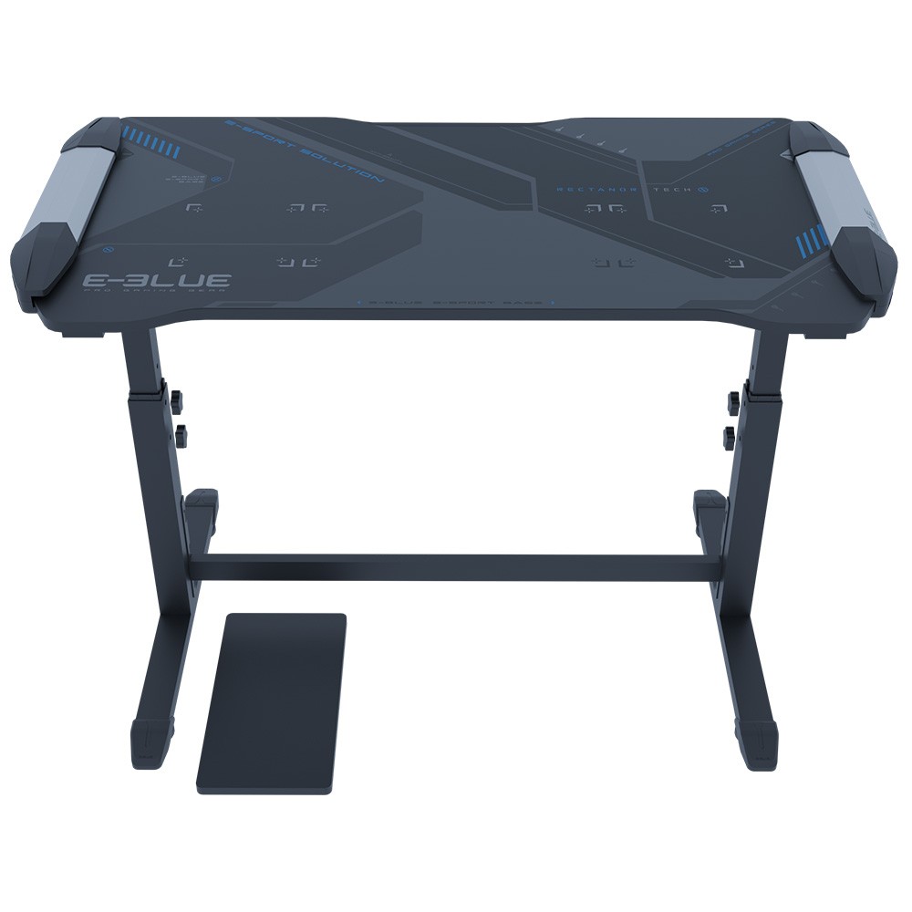 โต๊ะเล่นเกม E-Blue Gaming Desk Height Adjustable & Glowing EGT576BKAA ...
