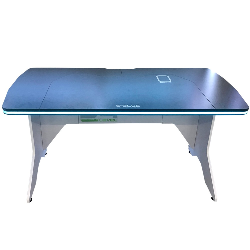 โต๊ะเล่นเกม E-Blue Gaming Desk Scion Base EGT571BWHR-IA White