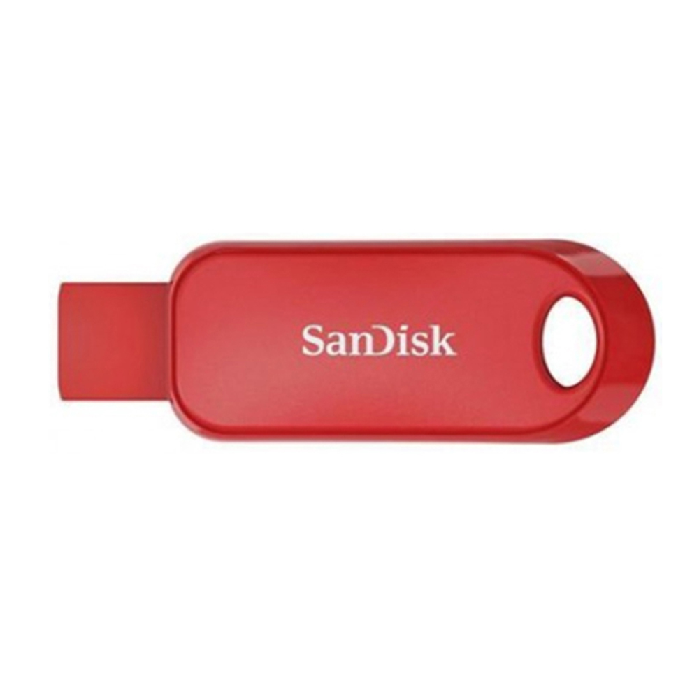 แฟลชไดรฟ์ SanDisk Cruzer Snap USB Flash Drive 32GB Red (SDCZ62_032G_G35R)
