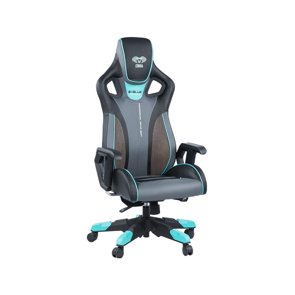 เก้าอี้เกมมิ่ง E-Blue Cobra Gaming Chair Large Size Blue