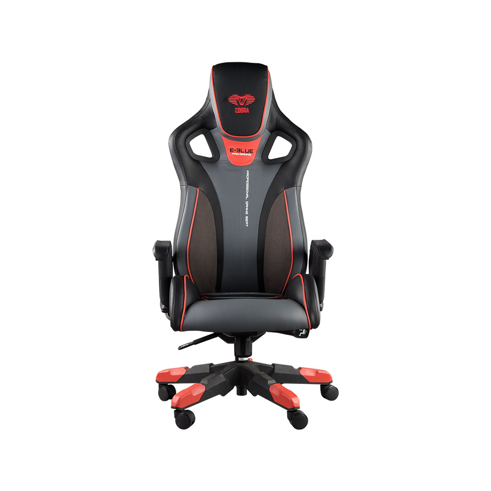 เก้าอี้เกมมิ่ง E-Blue Cobra Gaming Chair Large Size Red