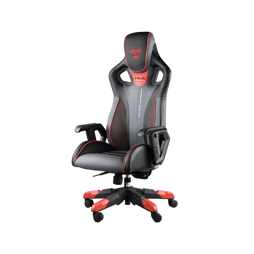 เก้าอี้เกมมิ่ง E-Blue Cobra Gaming Chair Large Size Red