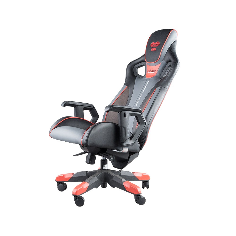 เก้าอี้เกมมิ่ง E-Blue Cobra Gaming Chair Large Size Red