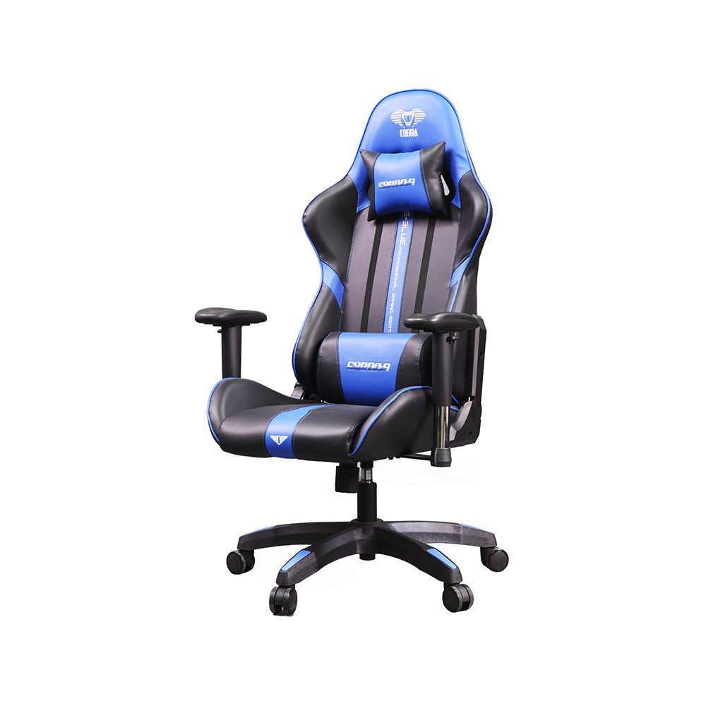 เก้าอี้เกมมิ่ง E-Blue Cobra Gaming Chair Blue
