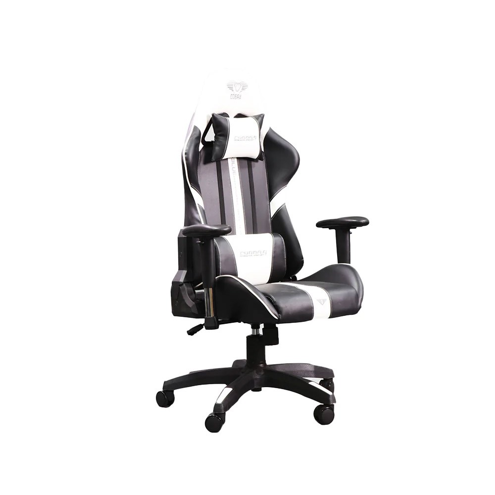 เก้าอี้เกมมิ่ง E-Blue Cobra Gaming Chair White