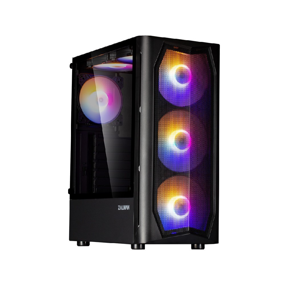 เคสคอมพิวเตอร์ Zalman Computer Case N4 Black Mid-Tower Black