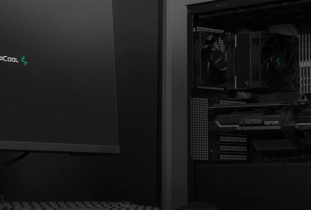 พัดลมซีพียู Deepcool AK400 Zero Dark Plus CPU Air Cooler