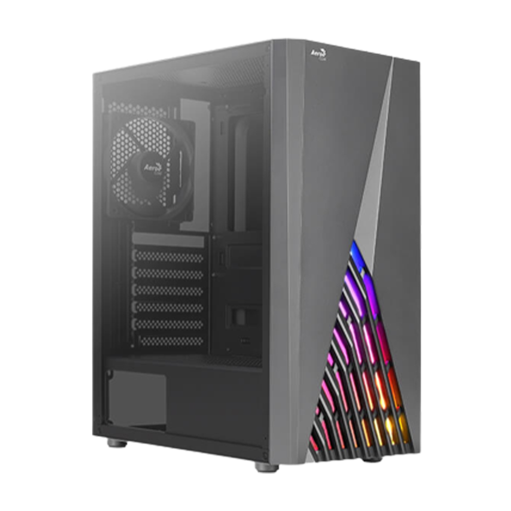 เคสคอมพิวเตอร์ AeroCool Computer Case ATX CASE DELTA - Black
