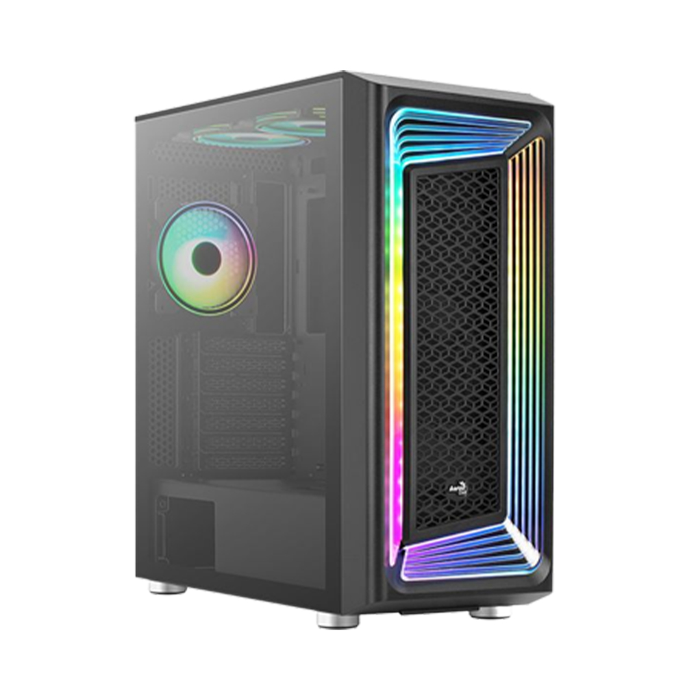 เคสคอมพิวเตอร์ AeroCool Computer Case ATX CASE INTERSTELLAR - Black