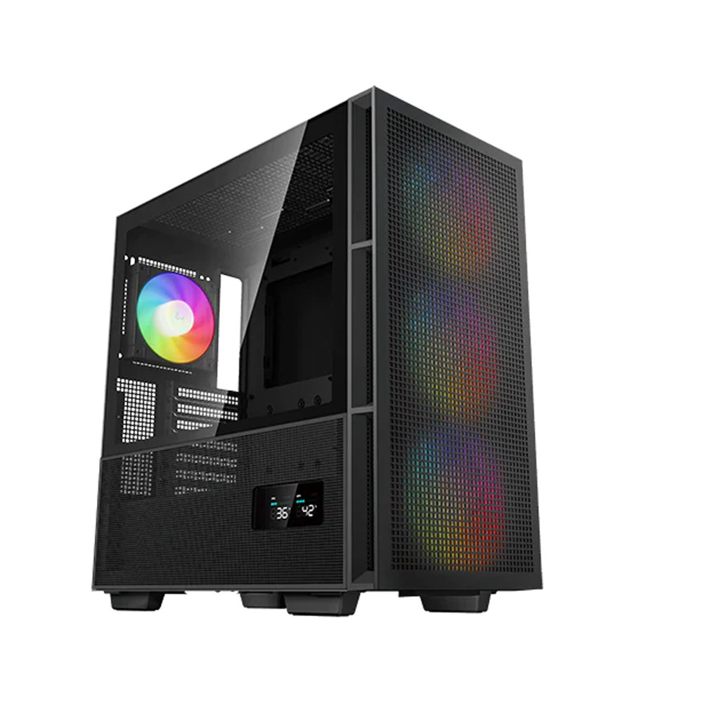 เคสคอมพิวเตอร์ Deepcool Computer Case E-ATX CH560 DIGITAL - Black