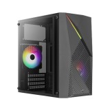 เคสคอมพิวเตอร์ AeroCool Computer Case M-ATX CASE RAIDER MINI - Black