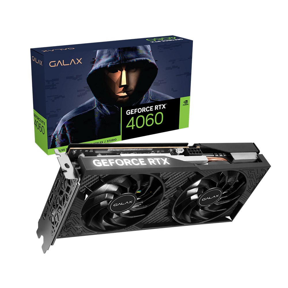 การ์ดจอ GALAX VGA GeForce RTX 4060 1-Click OC 2X 8GB GDDR6 128-bit