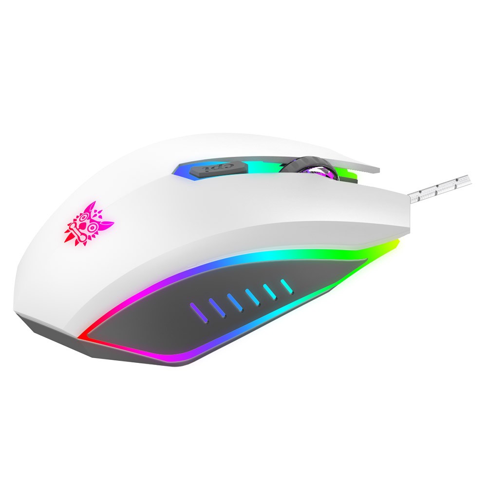 เมาส์เกมมิ่ง Onikuma Gaming Mouse Kame White