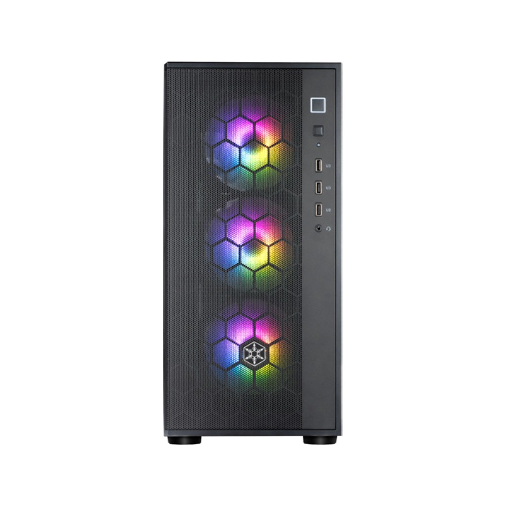เคสคอมพิวเตอร์ SilverStone Computer Case FARA R1 V2 PRO ARGB Black