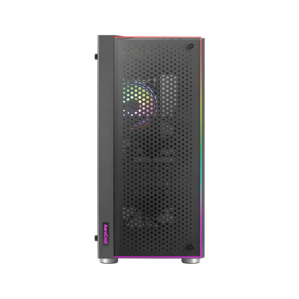 เคสคอมพิวเตอร์ AeroCool Computer Case Skribble-G-BK-v1 Black