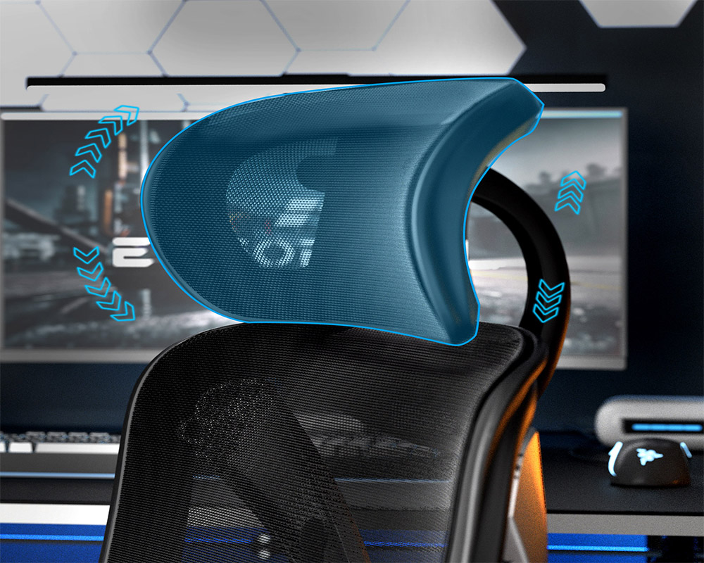 เก้าอี้เพื่อสุขภาพ Ergo Pixel Ergonomic Chair Virtuoso Riposo Black