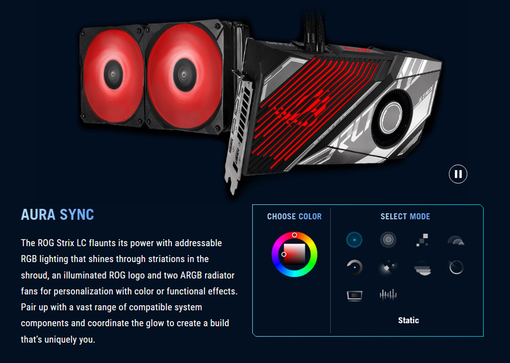 การ์ดจอ ASUS VGA ROG-STRIX-LC-RTX4090-O24G-GAMING 24GB GDDR6X 384-bit