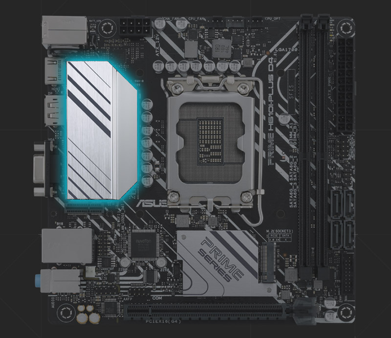 เมนบอร์ด Asus Mainboard PRIME H610I-PLUS DDR4 LGA 1700